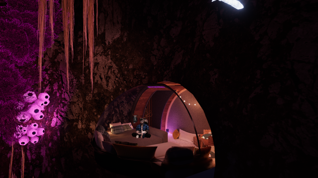 Milky Way Crossing – Wolfoshi, French Furry Exploring Worlds in VR