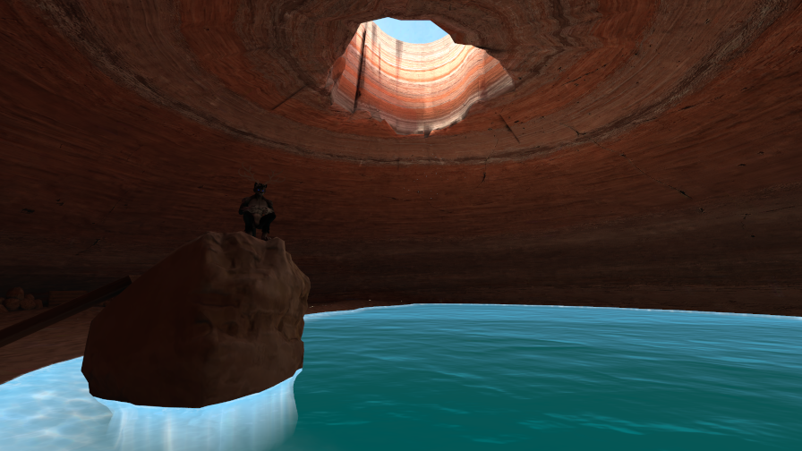 Secret Cave – Wolfoshi, French Furry Exploring Worlds in VR