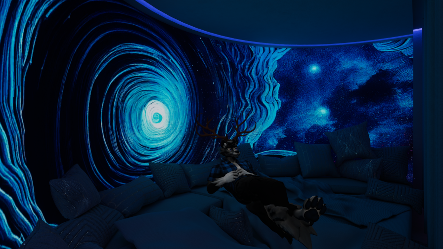 Starry Nights – Wolfoshi, French Furry Exploring Worlds in VR
