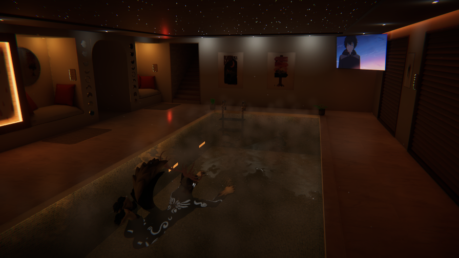 Flamingo Showers – Wolfoshi, French Furry Exploring Worlds in VR