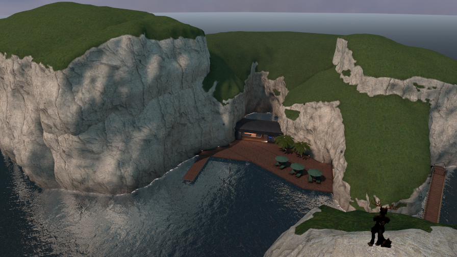 Cliff Cove – Wolfoshi, French Furry Exploring Worlds in VR