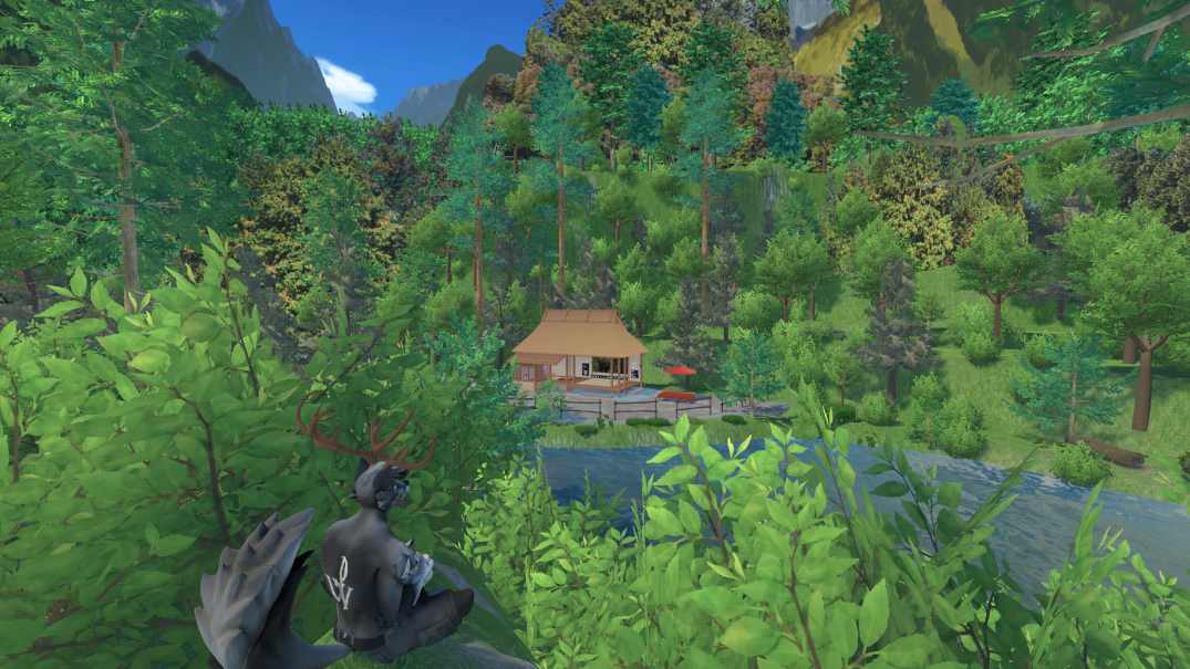 memo forest – Wolfoshi, French Furry Exploring Worlds in VR