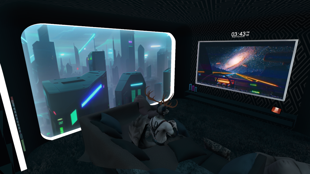 Neons Home – Wolfoshi, French Furry Exploring Worlds in VR