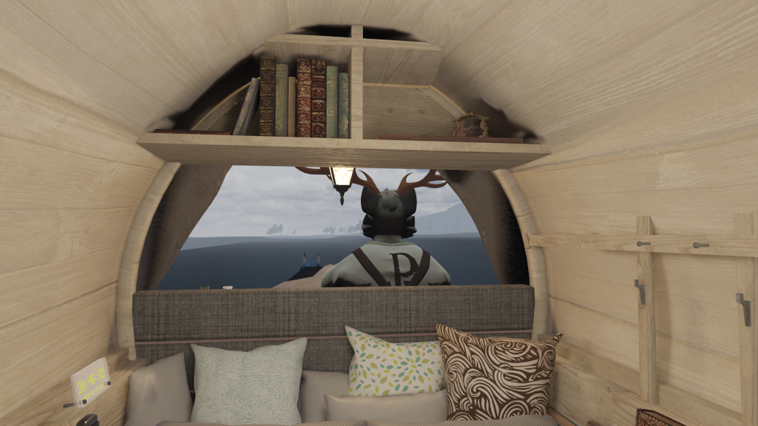 Carriage Inn – Wolfoshi, French Furry Exploring Worlds in VR
