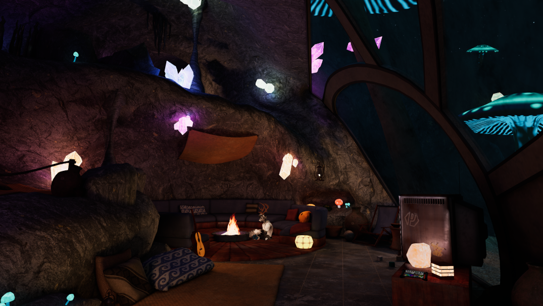 Crystal Cove – Wolfoshi, French Furry Exploring Worlds in VR