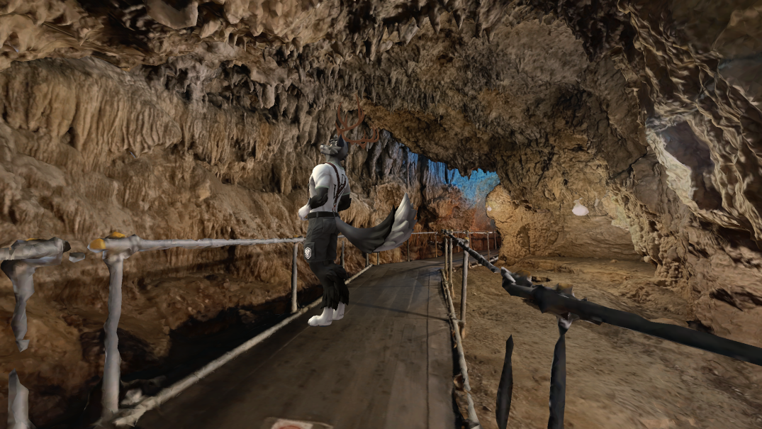 CAVE OKINAWA – Wolfoshi, French Furry Exploring Worlds in VR