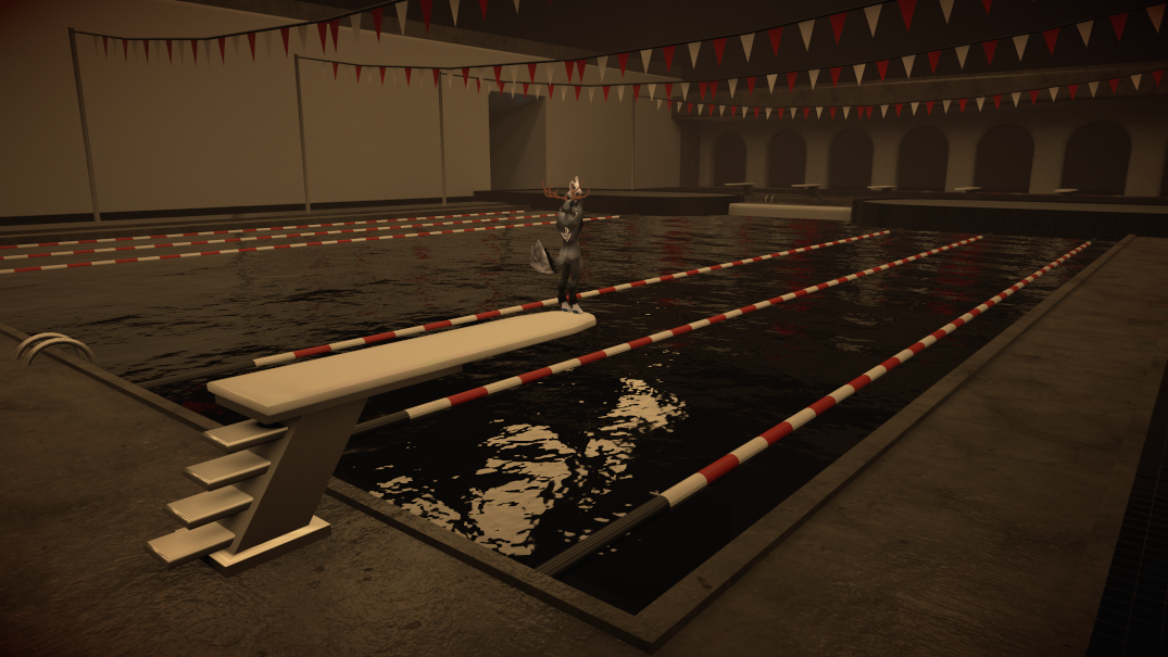 Liminal Dreams˸ The Poolrooms – Wolfoshi, French Furry Exploring Worlds in VR