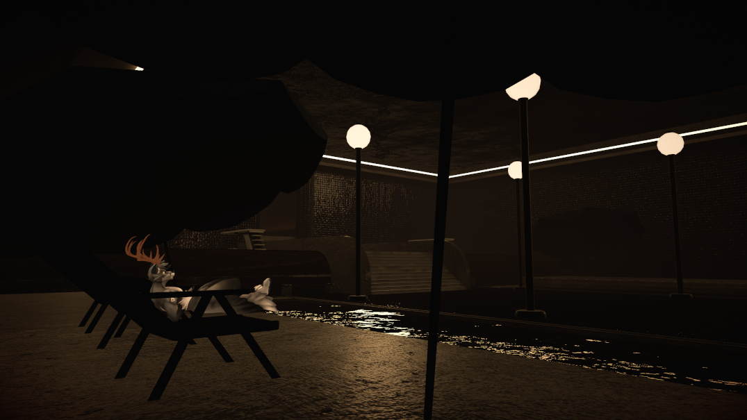 Liminal Dreams˸ The Poolrooms – Wolfoshi, French Furry Exploring Worlds in VR