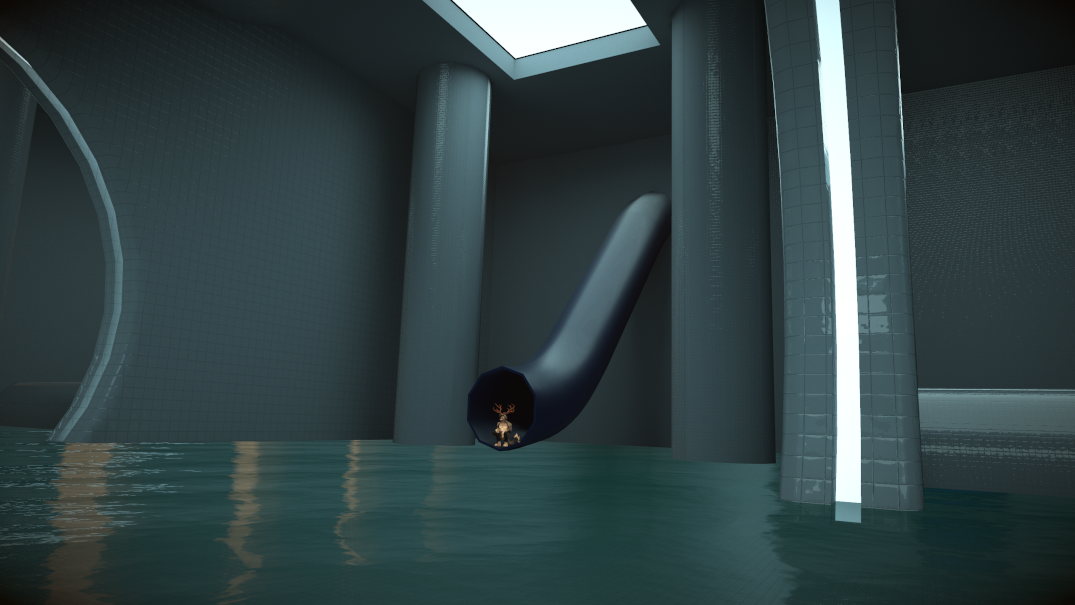 Liminal Dreams˸ The Poolrooms – Wolfoshi, French Furry Exploring Worlds in VR