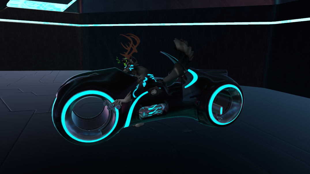 Tron ˸ Omnimatrix – Wolfoshi, French Furry Exploring Worlds in VR