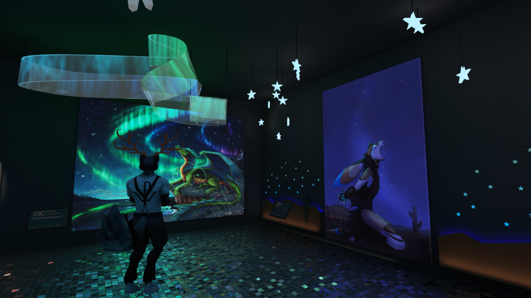 Virtual Furry Museum – Wolfoshi, French Furry Exploring Worlds in VR