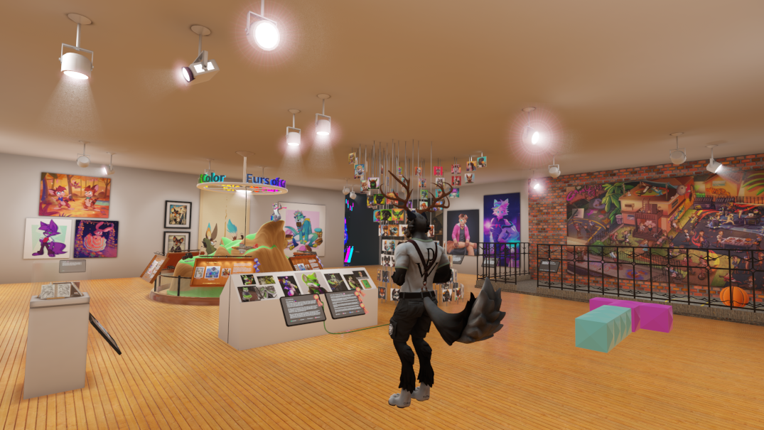 Virtual Furry Museum – Wolfoshi, French Furry Exploring Worlds in VR