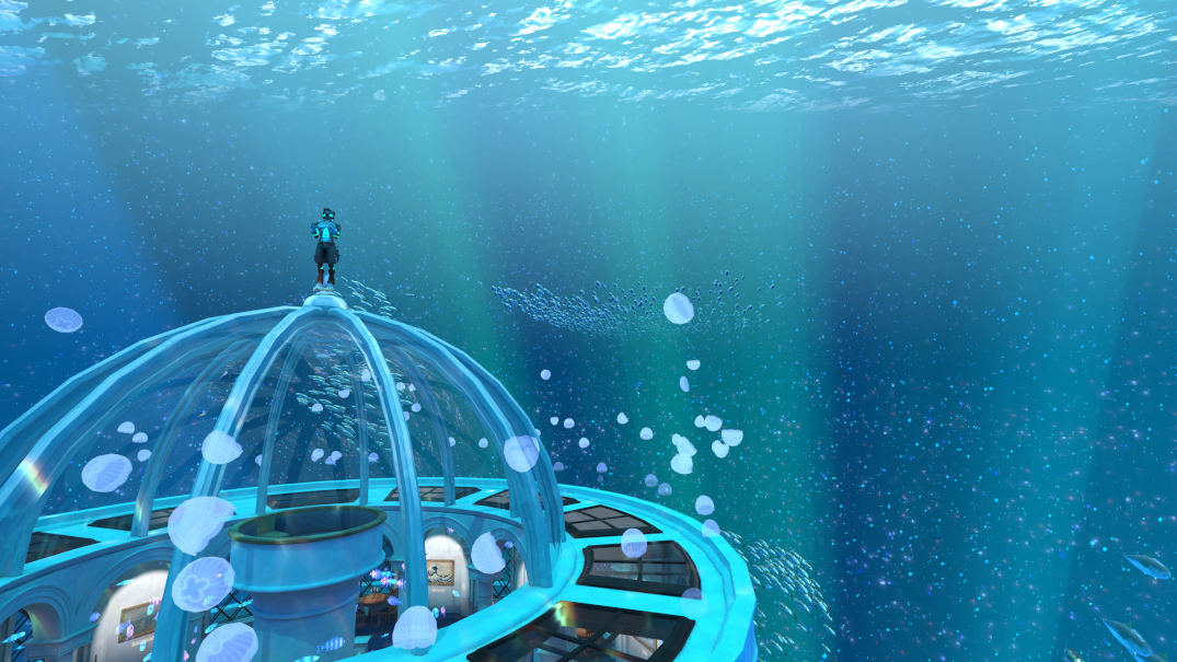 Blue Museum – Wolfoshi, French Furry Exploring Worlds in VR