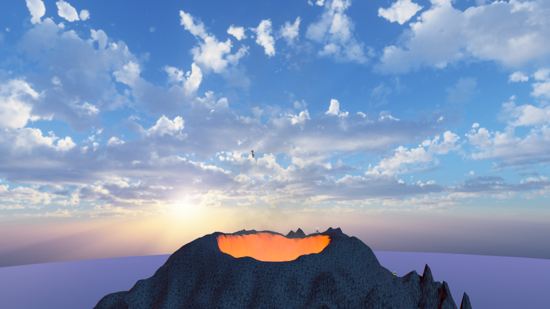みんボル Volcano with Everybody – Wolfoshi, French Furry Exploring Worlds in VR