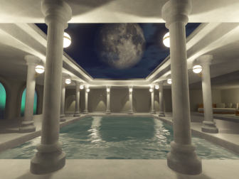 月明りのプール -Moonlit Pool- – Wolfoshi, French Furry Exploring Worlds in VR