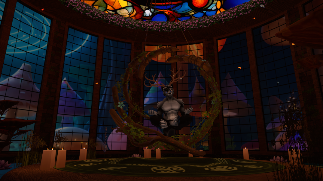 Mushroom Loft – Wolfoshi, French Furry Exploring Worlds in VR