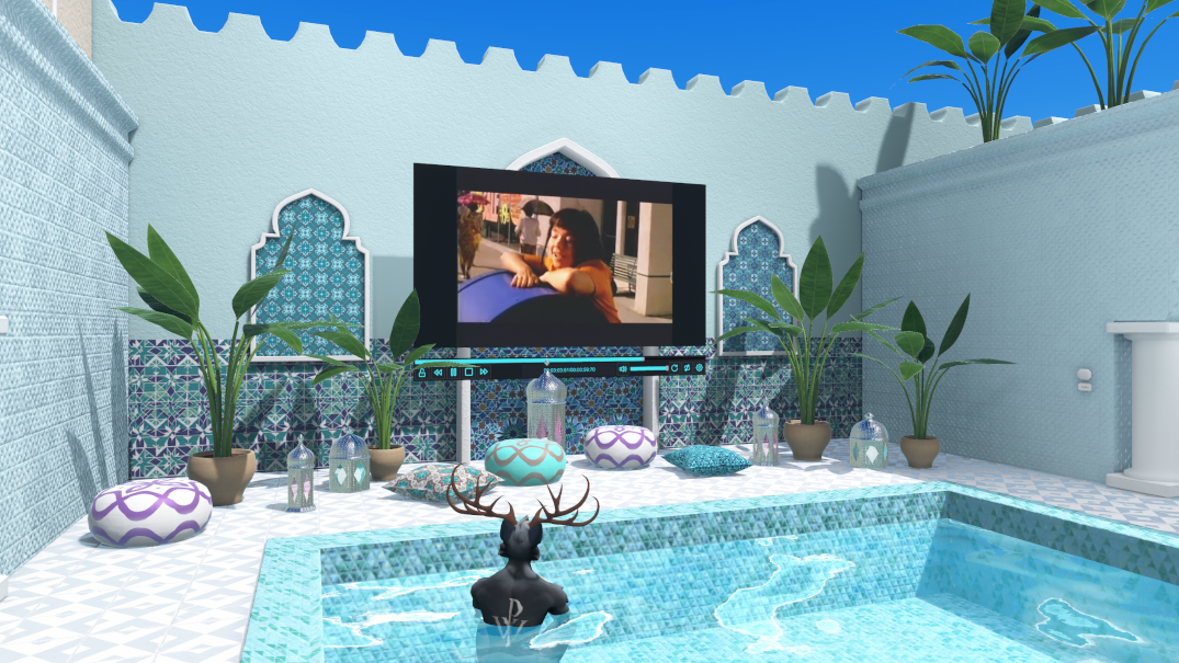 La Fille Moroccan Pool House – Wolfoshi, French Furry Exploring Worlds ...