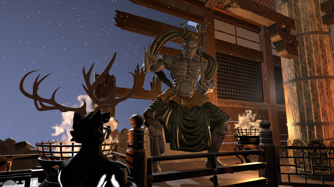 Tekken Fighting Stage – Wolfoshi, French Furry Exploring Worlds in VR