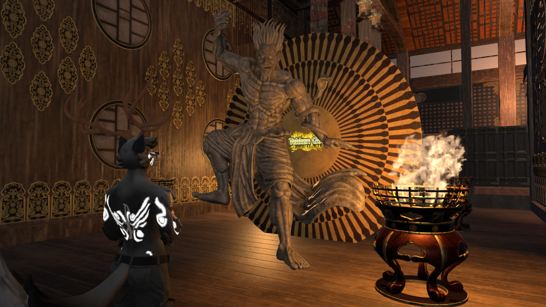 Tekken Fighting Stage – Wolfoshi, French Furry Exploring Worlds in VR